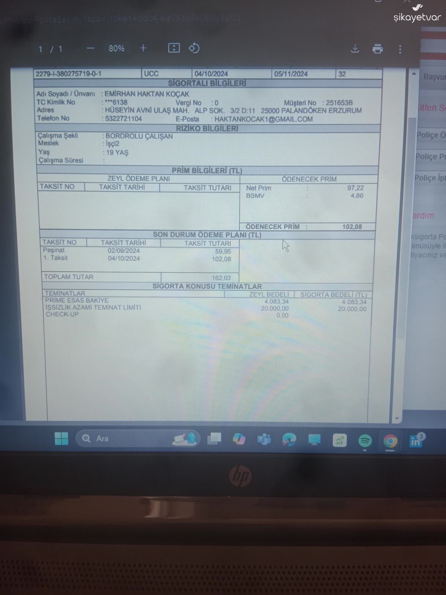 Akbank Kredi Kartı İşsizlik Sigortası Başvurusu Ve Geri Ödeme Talebi ...