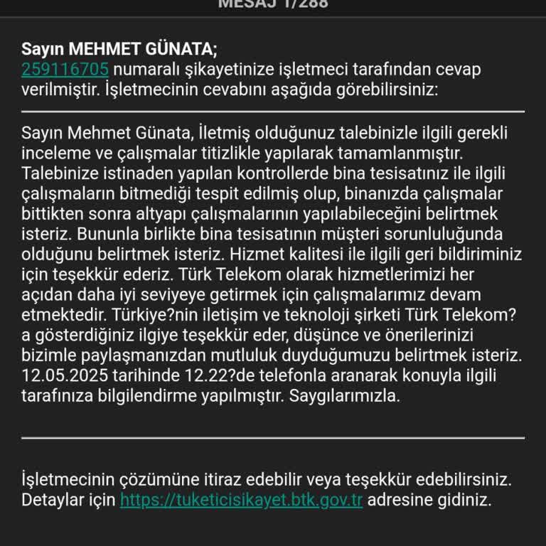 Türk Telekom TTNET Fiber Başvurum 3 Aydır Sonuçlanmadı, Sürekli Aynı ...