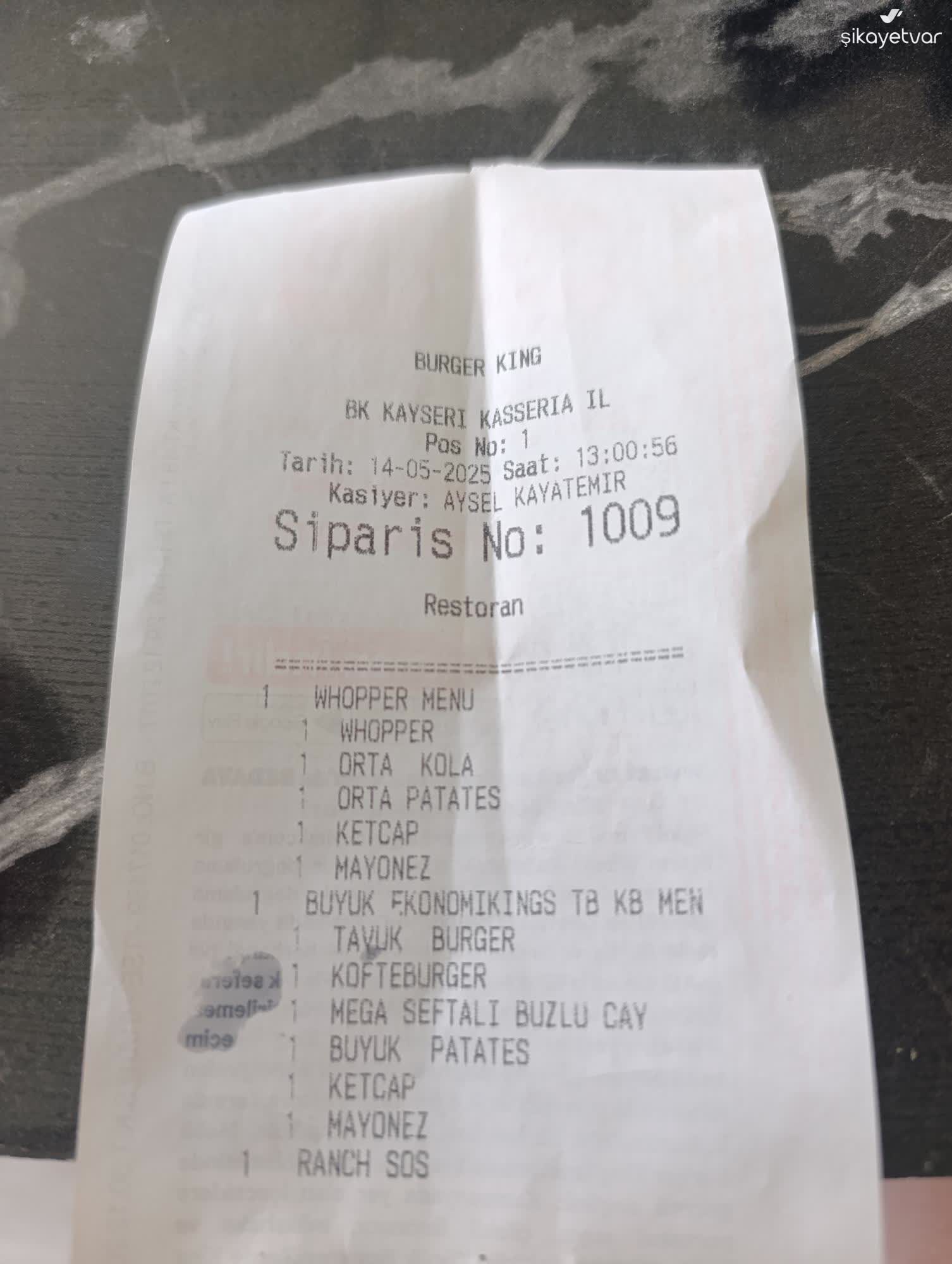 Burger King Ücretini Ödediğim Ranch Sos Yine Eksik Teslim Edildi ...