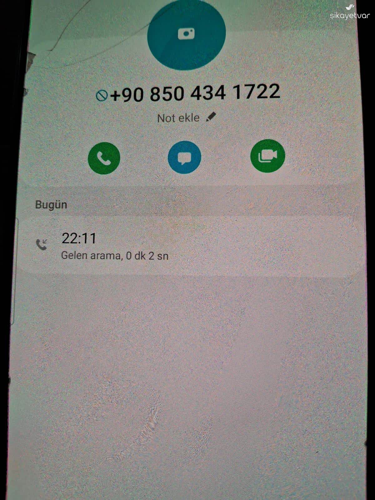 Vodafone Bilinmeyen Numaradan Robot Arama İle Rahatsız Edilme Ve Güvenlik Endişesi - Şikayetvar