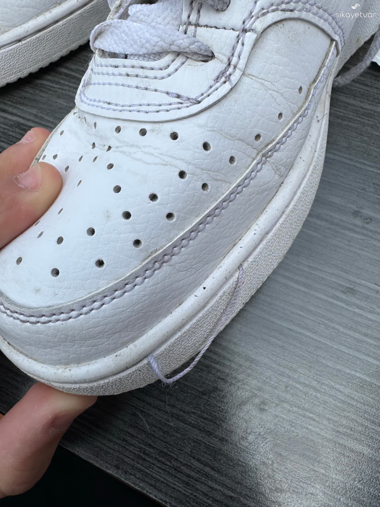 My Nike Court Vision Shoes Frayed in 2 Weeks and Got Rejected as “User ...