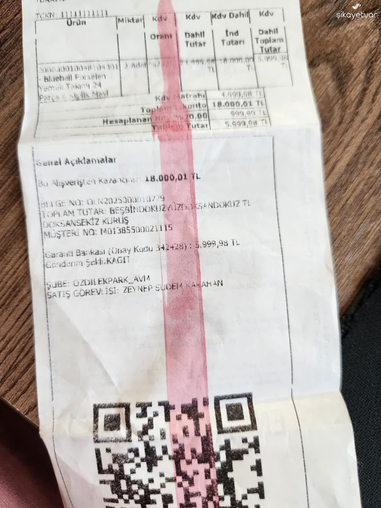 English Home Eksik Ve Teşhir Ürün, Çözülmeyen Sorun: Müşteri ...