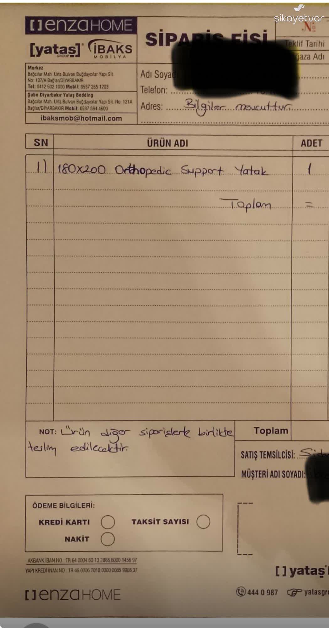 Yataş Ortopedik Support Yatak: Sağlık Sorunları Ve Yetersiz Müşteri ...