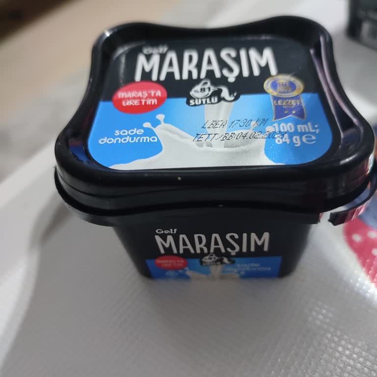 Golf Dondurma Golf Maraşım Cup Dondurma İle 500 Gr Ürünü Arasında Büyük ...