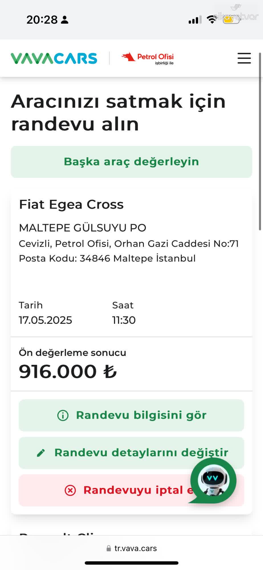 Çözüldü: VavaCars'ın Ön Teklifiyle Nihai Teklif Arasındaki Büyük Fark ...