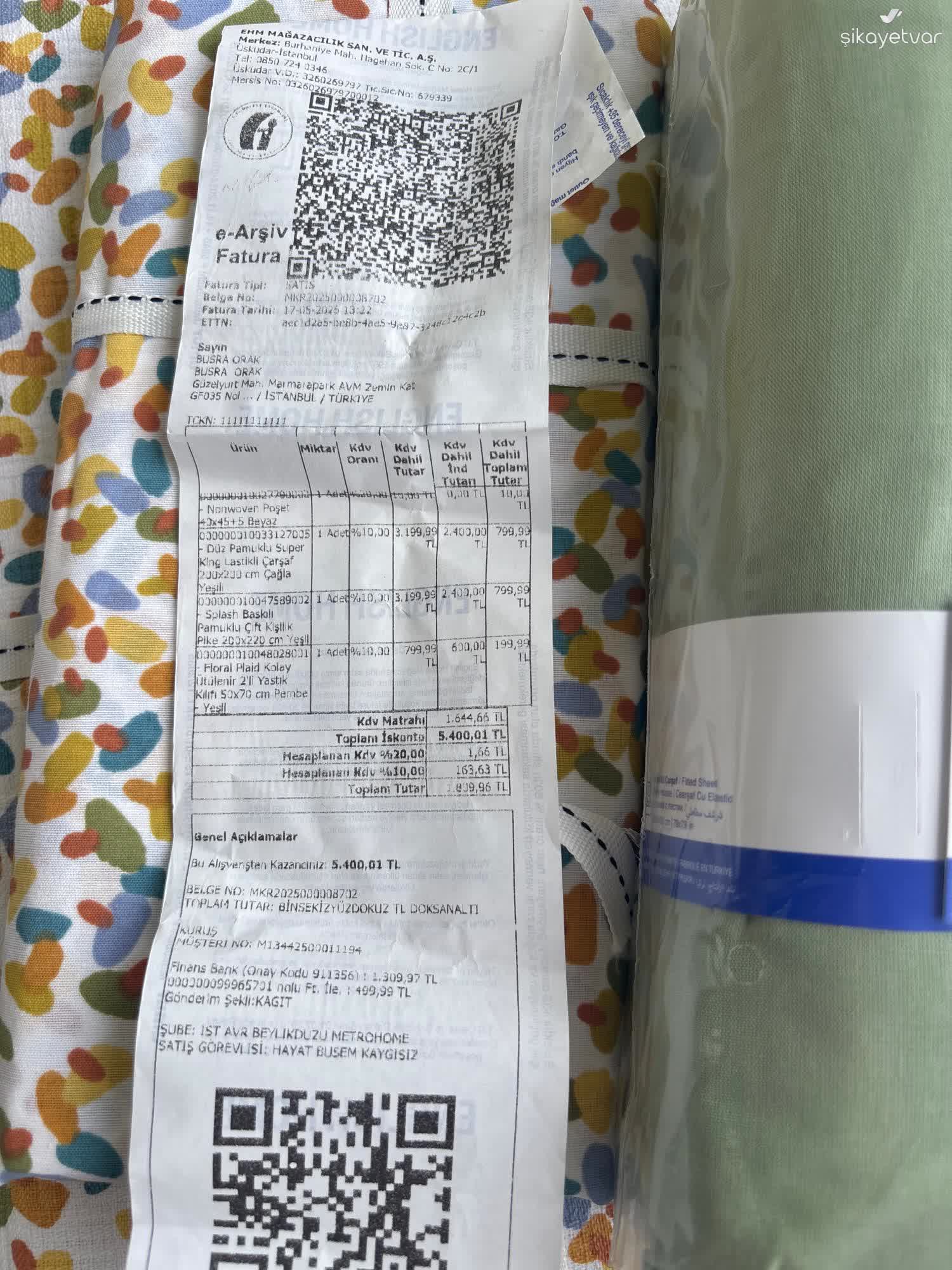 English Home Mağaza Ve İnternet Fiyatları Arasındaki Fark Nedeniyle ...