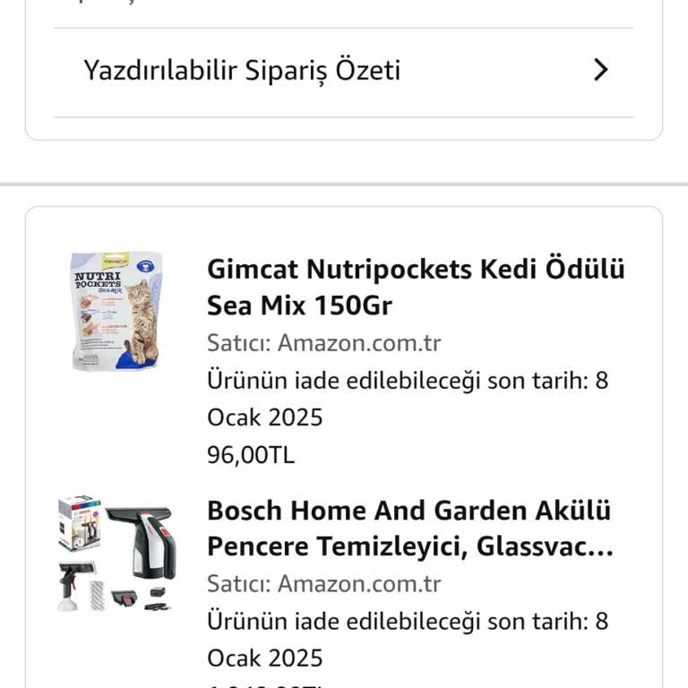 Amazon Amazon.com.tr'den Alınan Bosch Cam Temizleyici Ayıplı Çıktı ...