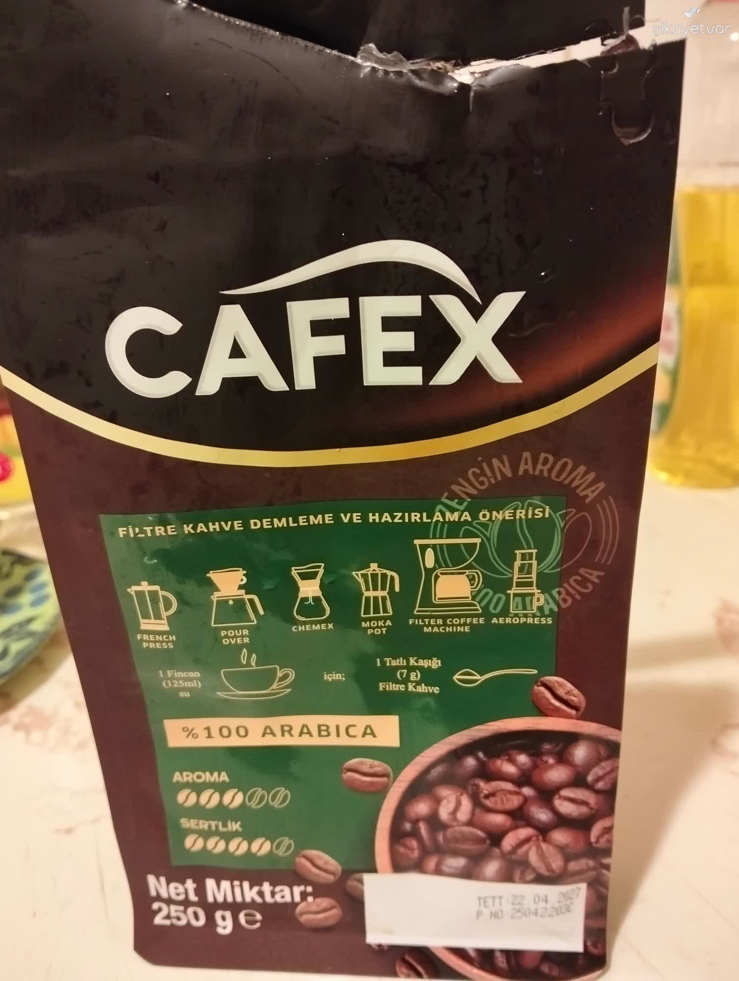 A101 Cafex Filtre Kahvede Yanık Koku Ve Kötü Tat Hayal Kırıklığı ...