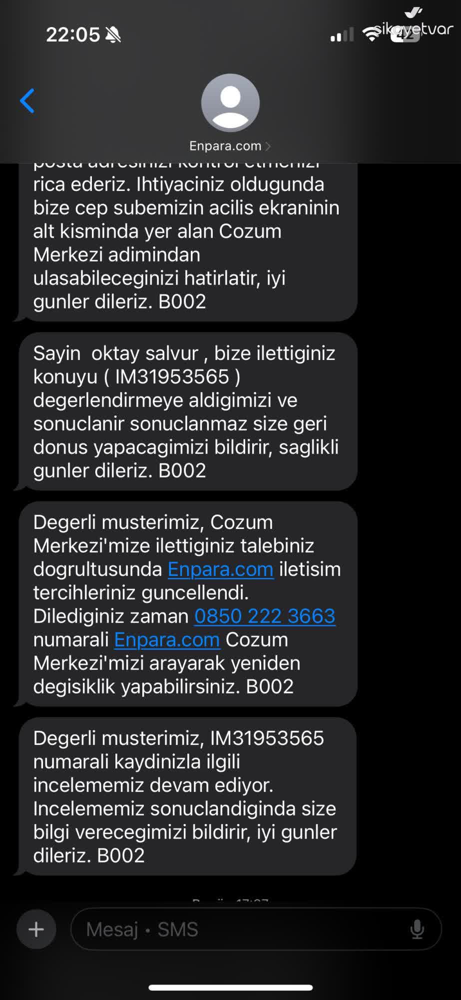 Enpara Kapalı Kredi Kartıma Gelen İade Bakiye Hesabıma Aktarılmıyor ...