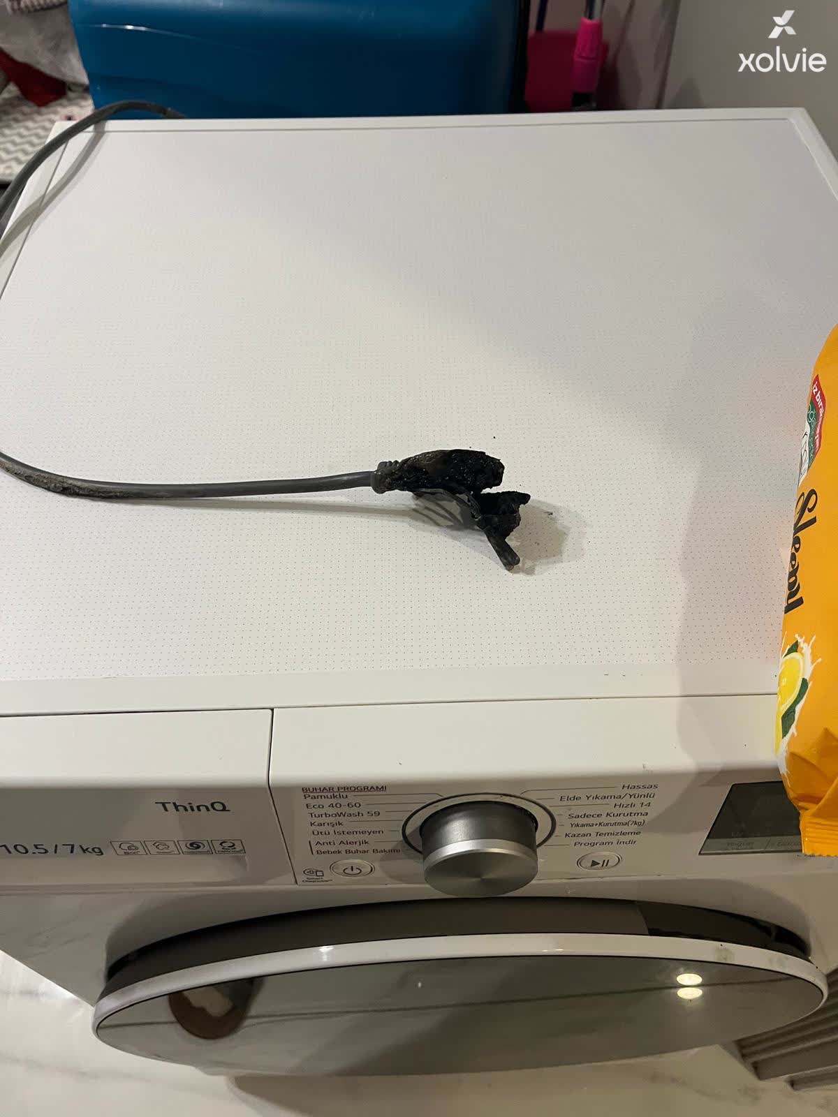Fire Hazard: LG Washing Machine Incident & Poor LG Turkey Response - Xolvie