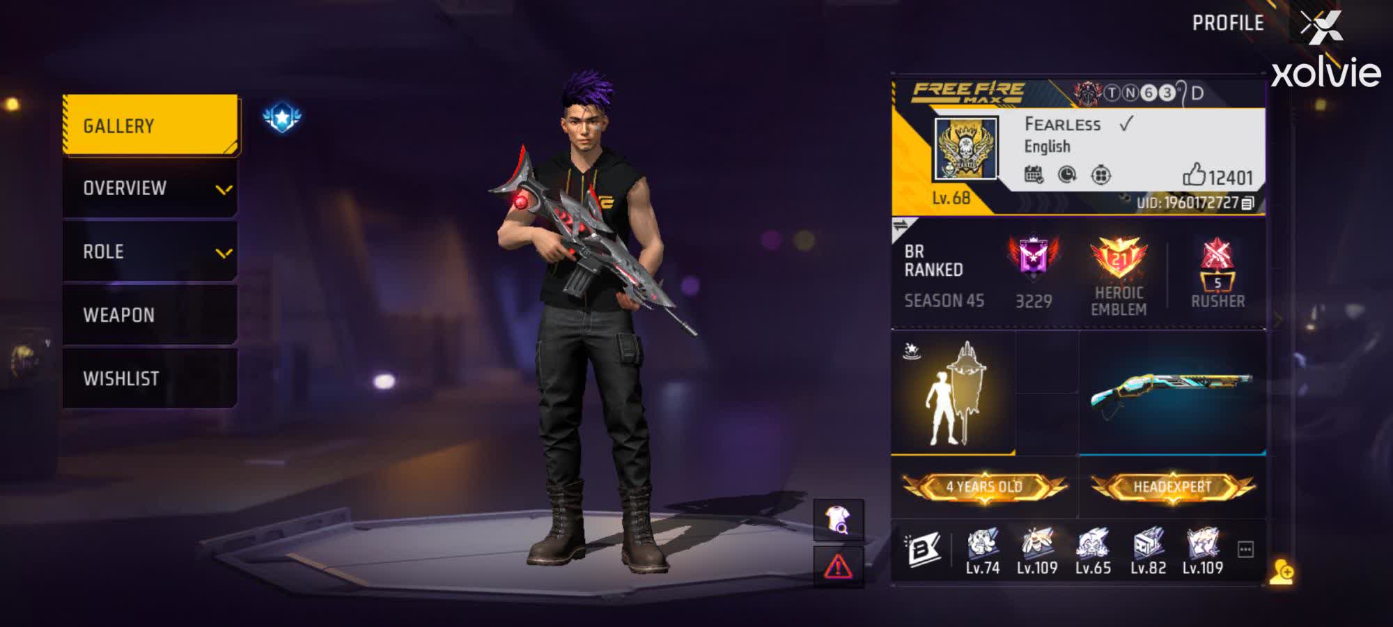 Hacked Garena Free Fire Account - Help Me Get Back My Evo Guns - Xolvie