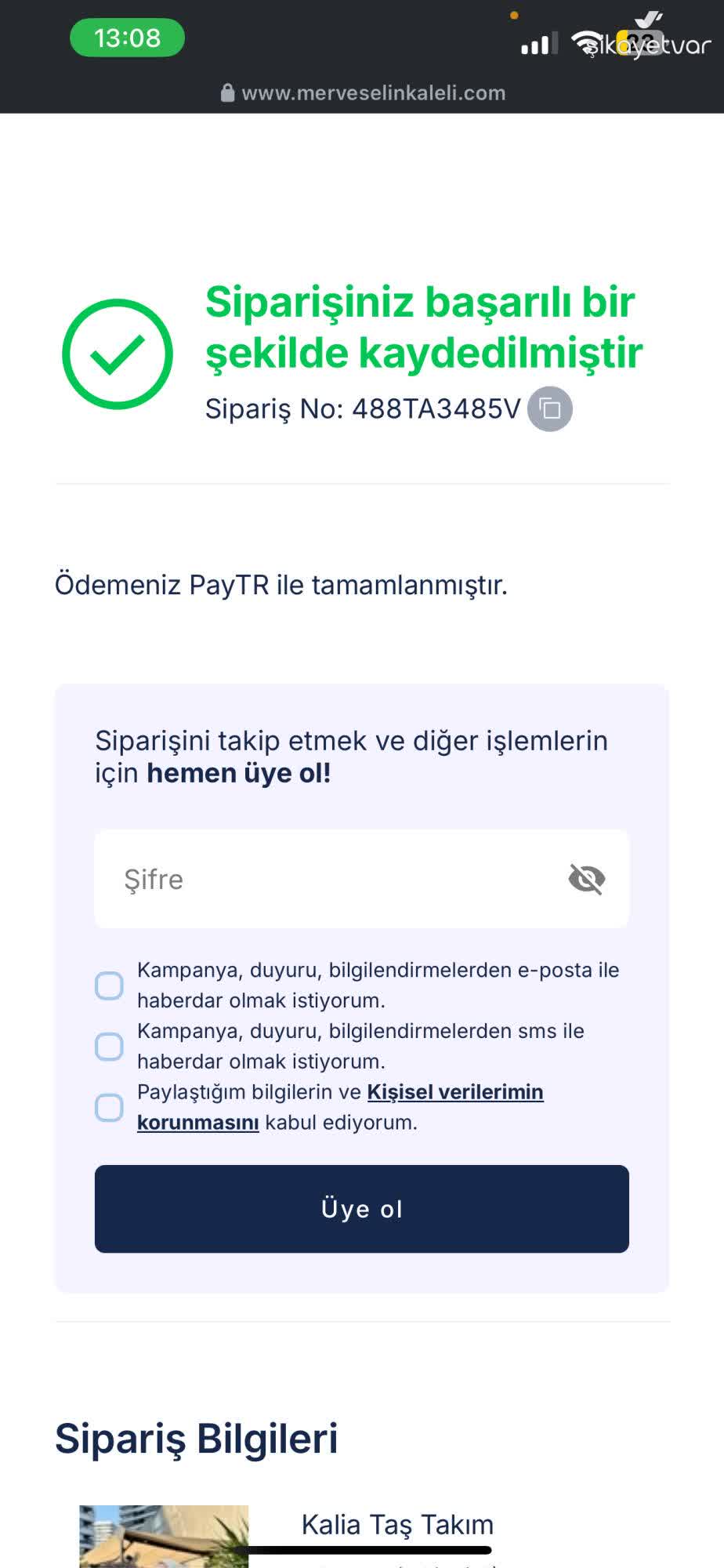 Merve Selin Kaleli Mağduriyeti! - Şikayetvar