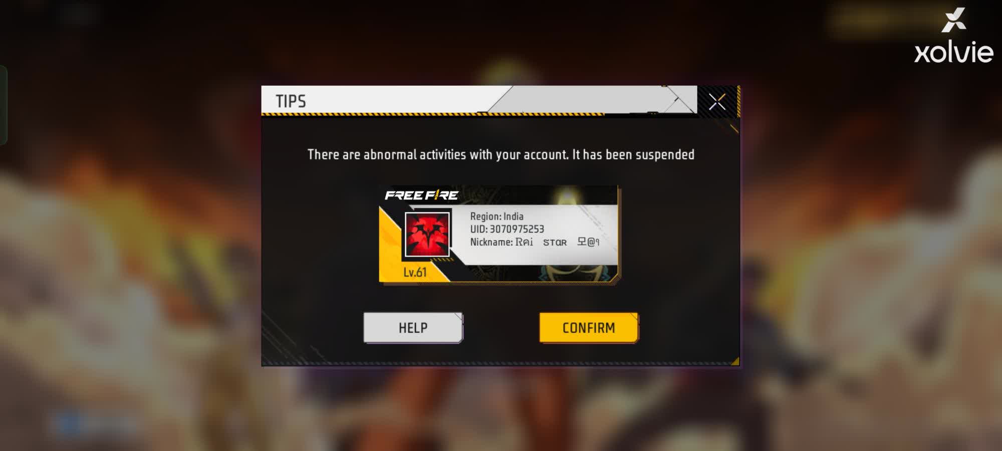 Garena Free Fire Garena Took My Free Fire Account After It Was Hacked - I Want It Back - Xolvie