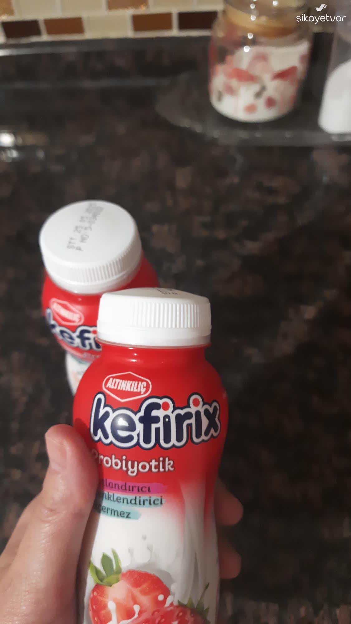 Altınkılıç Altınkılıç Kefir Ambalajı Şişmiş Ve Patlayarak Dökülüyor ...