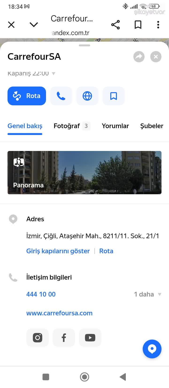 CarrefourSA Carrefour Mini Ataşehir Çiğli Şubesinde Personel ...