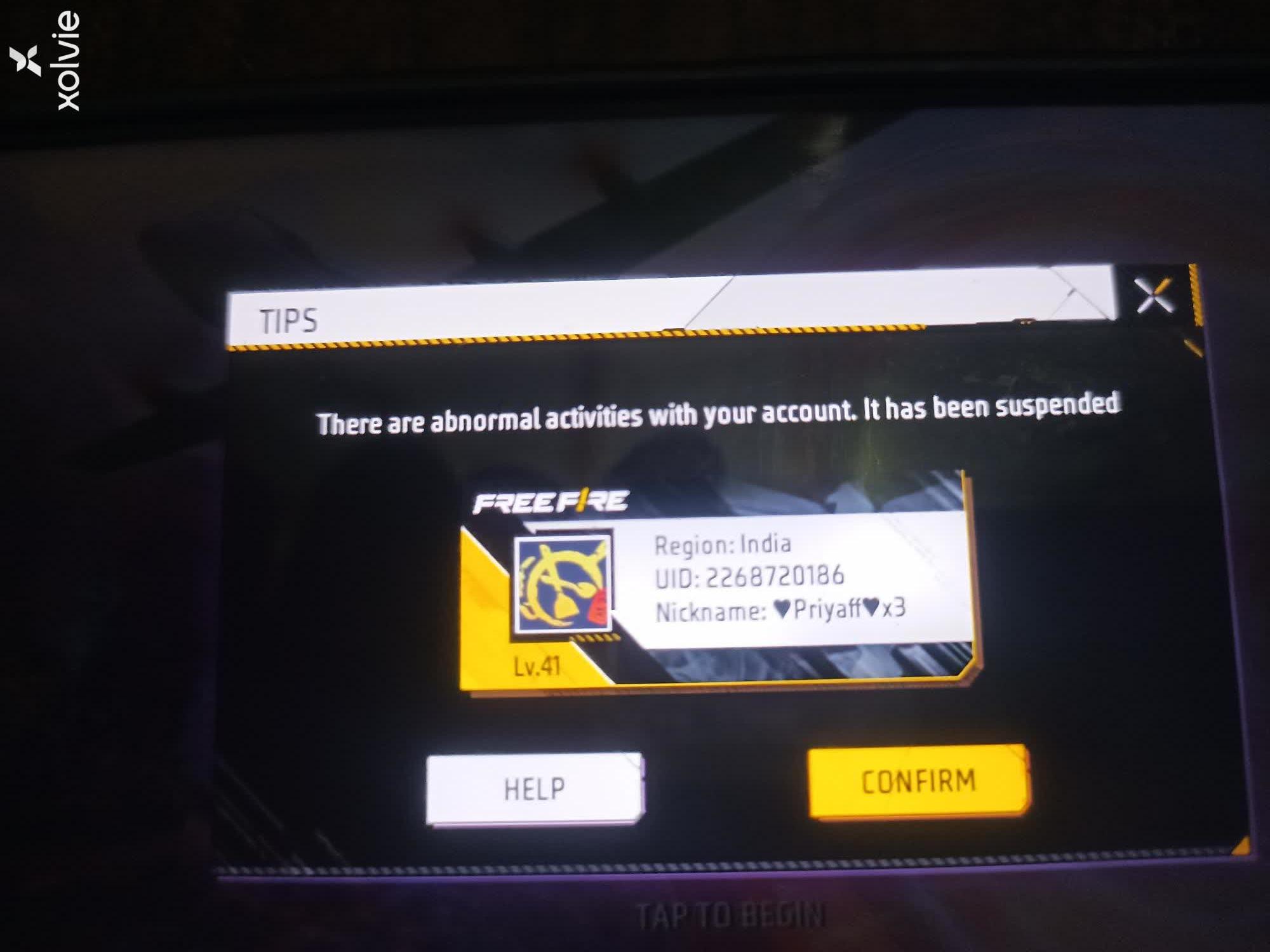 My Free Fire Max ID Was Banned - I Do Not Know What I Did Wrong - Xolvie