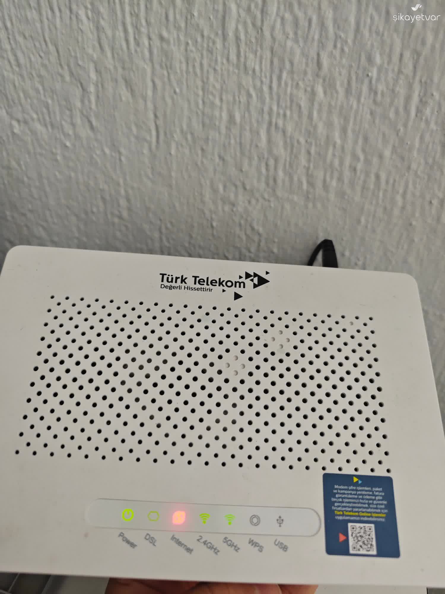 Türk Telekom'da Sürekli Bağlantı Sorunu Ve Yetersiz Teknik Destek - Şikayetvar