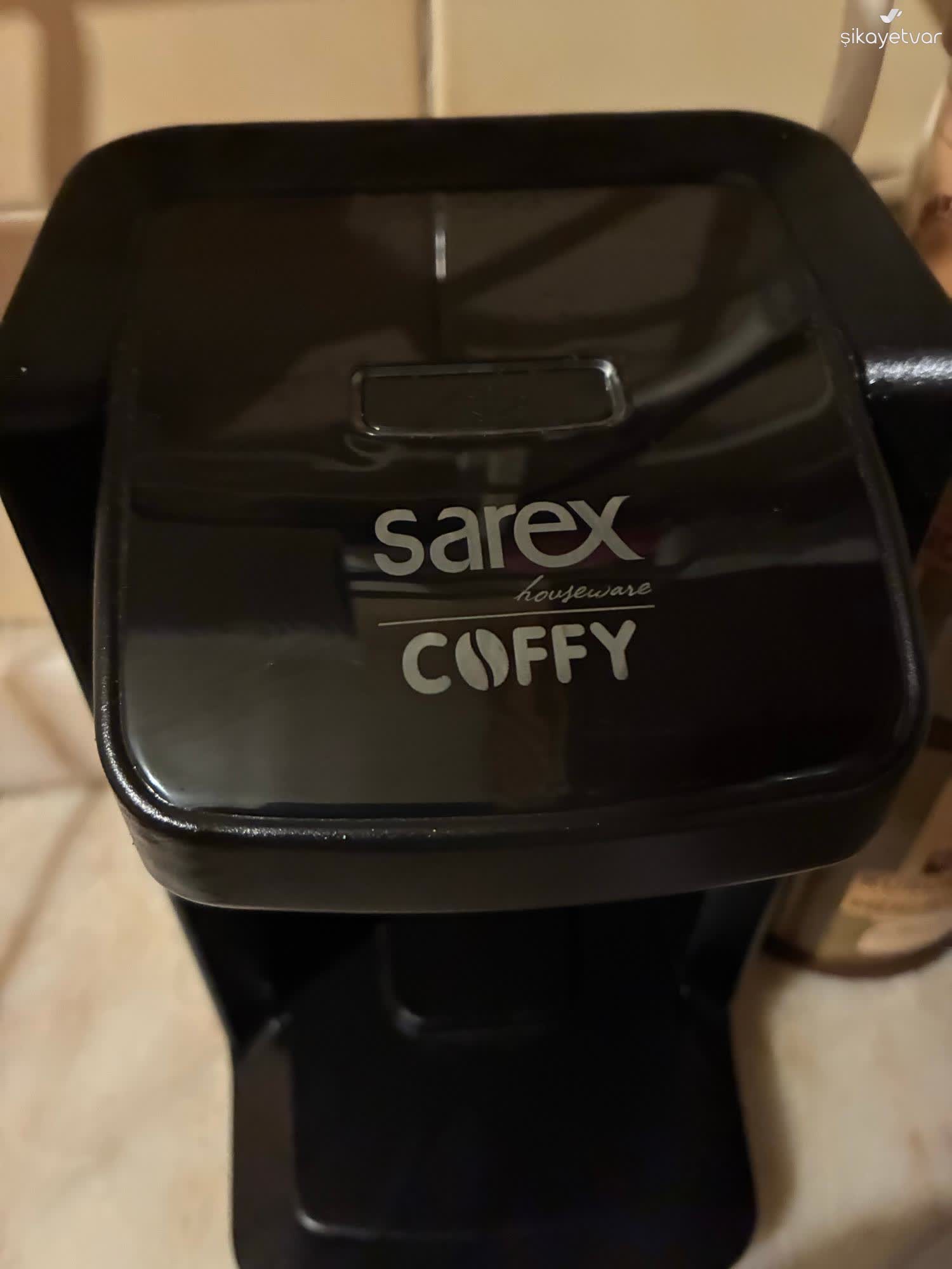 Sarex Kahve Makinesi Sürekli Taşıyor Ve Köpüksüz Kahve Yapıyor - Şikayetvar
