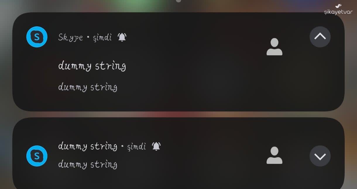 Skype'da Sürekli Gelen Anlamadığım Dummy String Sorunu - Şikayetvar