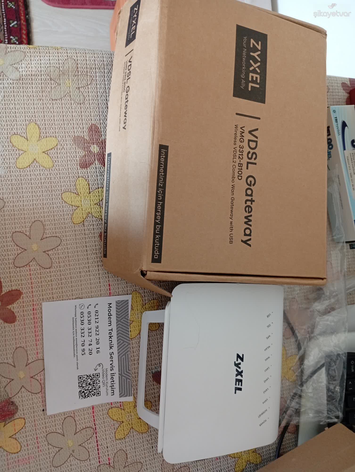 Fibernet Global Pazarlama Modem Teslimatı Sonrası İletişim Eksikliği Ve ...