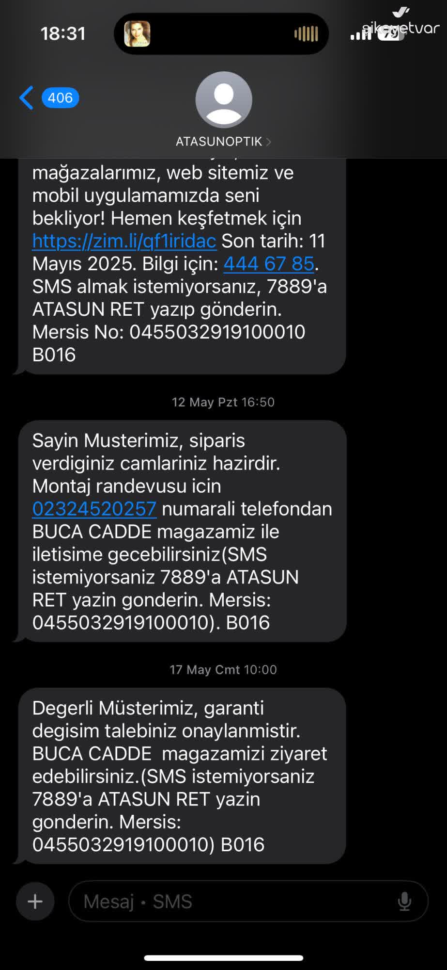 Atasun Optik Atasun Buca Mağazasında Gözlük Teslimatı Ve Garanti ...