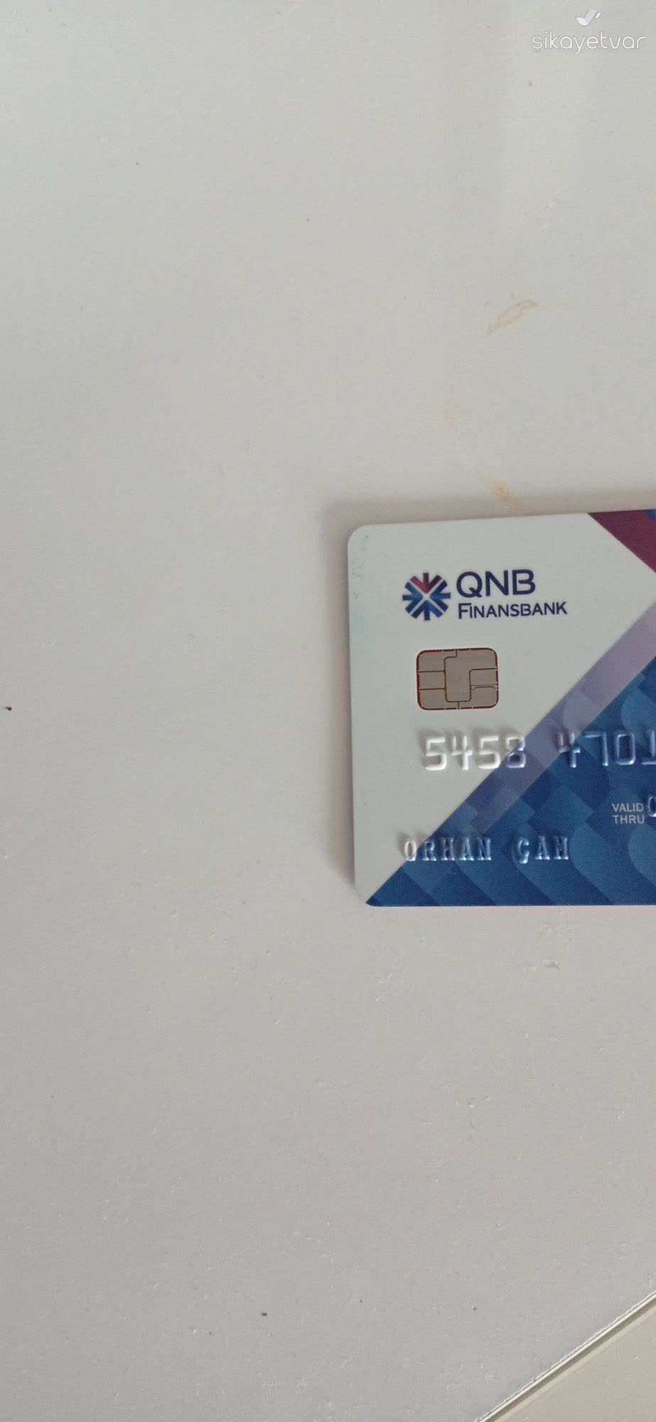 QNB Türkiye Kapalı Kredi Kartıma Haksız Yıllık Üyelik Ücreti Yansıtıldı - Şikayetvar