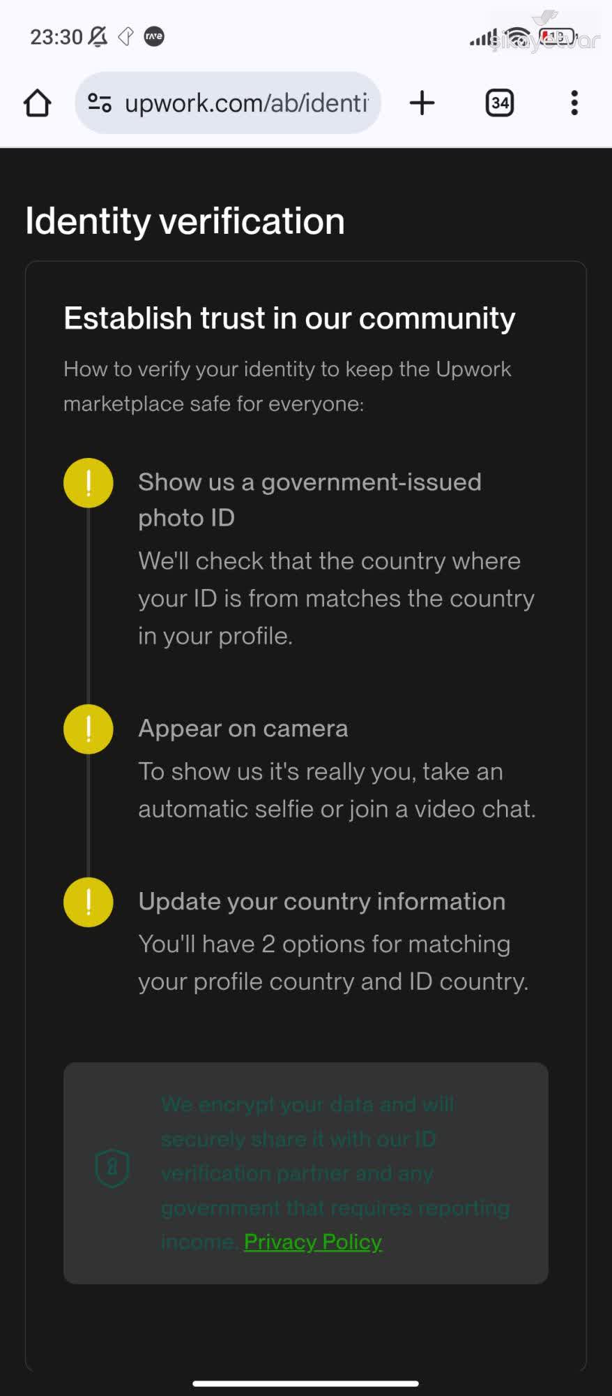 I Can’t Complete Upwork ID Verification—No Option to Resubmit or Get Support - Xolvie