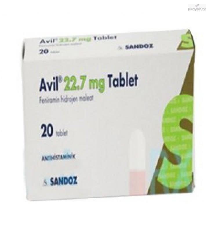Sandoz İlaç Sandoz Avil 22.7 Mg Tablet Ücreti - Şikayetvar