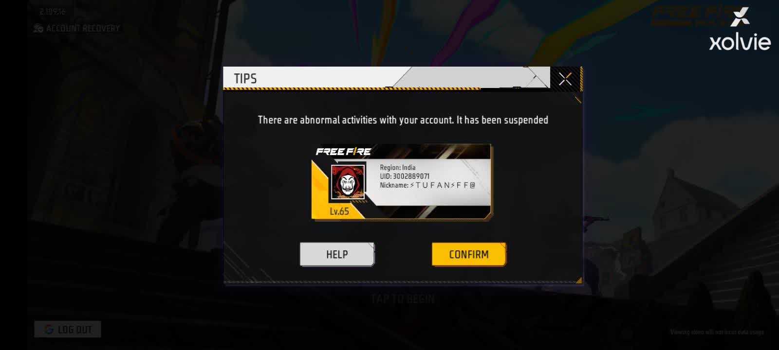 My Free Fire Max ID Has Been Suspended Without Any Valid Reason - Xolvie