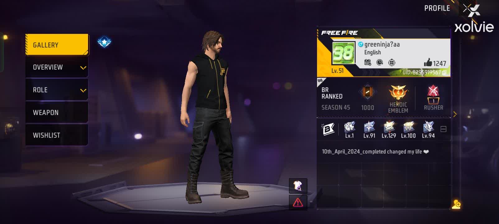 I Lost My Garena Free Fire Account - Xolvie