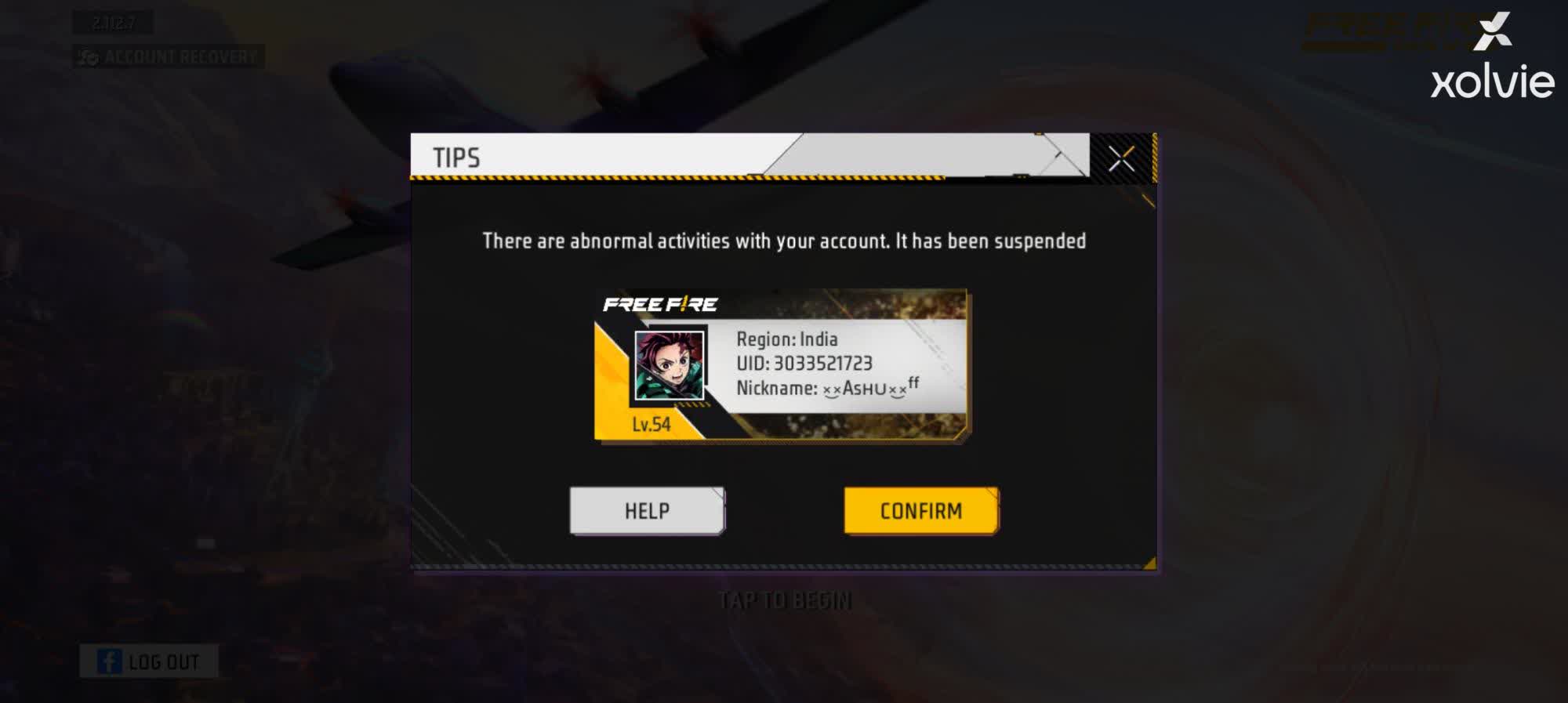 My Free Fire Max ID Suspended After Using Hack - Please Unsuspend It ...