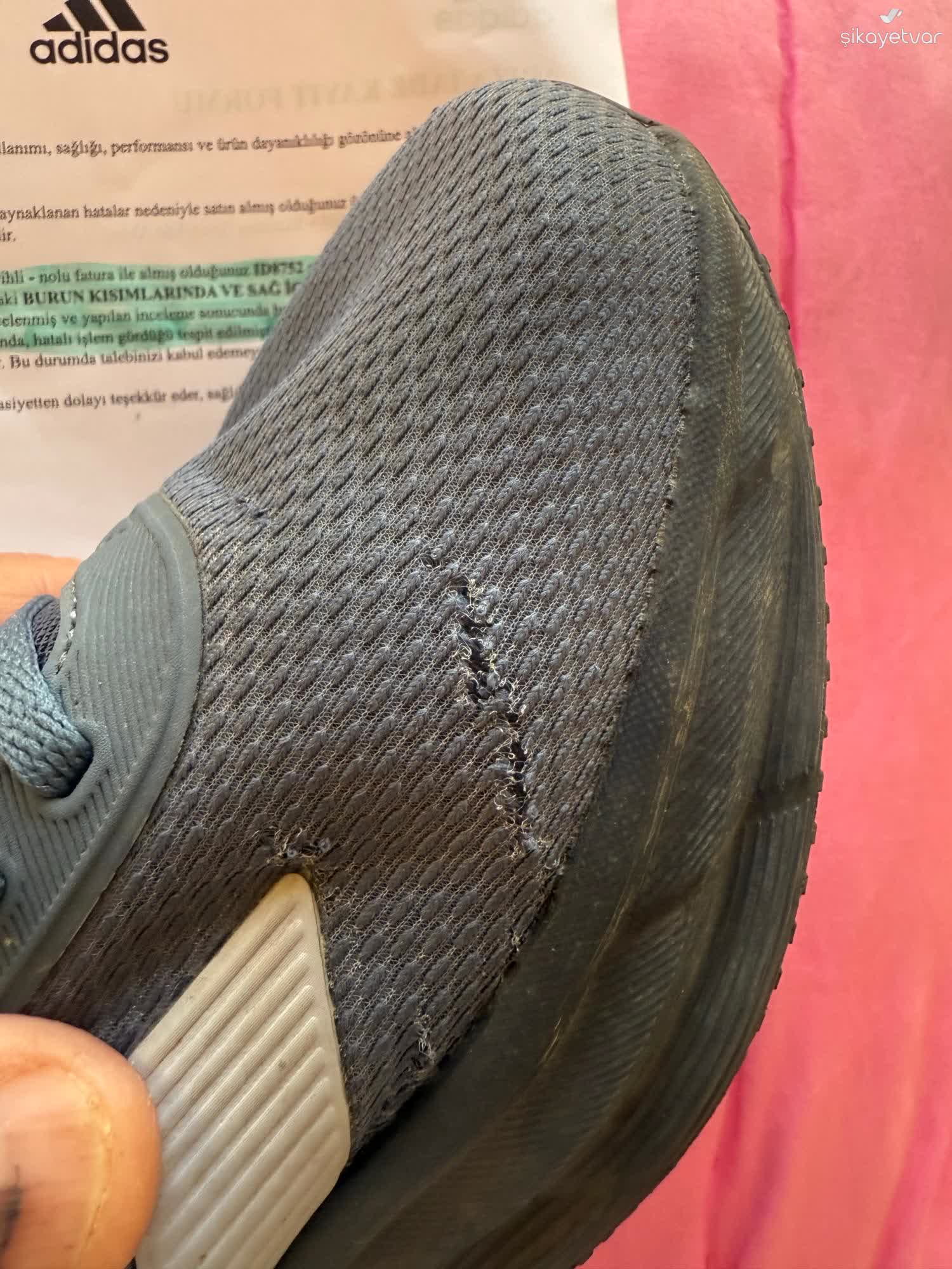 Adidas Galaxy 7M Ayakkabıda Kısa Sürede File Yırtılması Ve Garanti ...