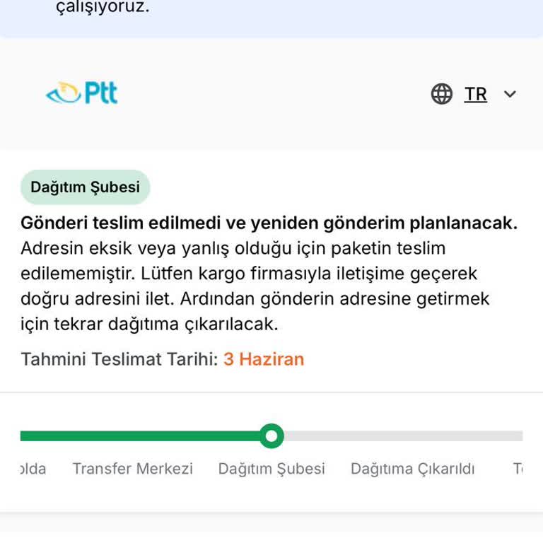 PttAVM PTT Kargo Köy Dağıtım Günü Belirsizliğiyle Paketim 10 Gündür ...