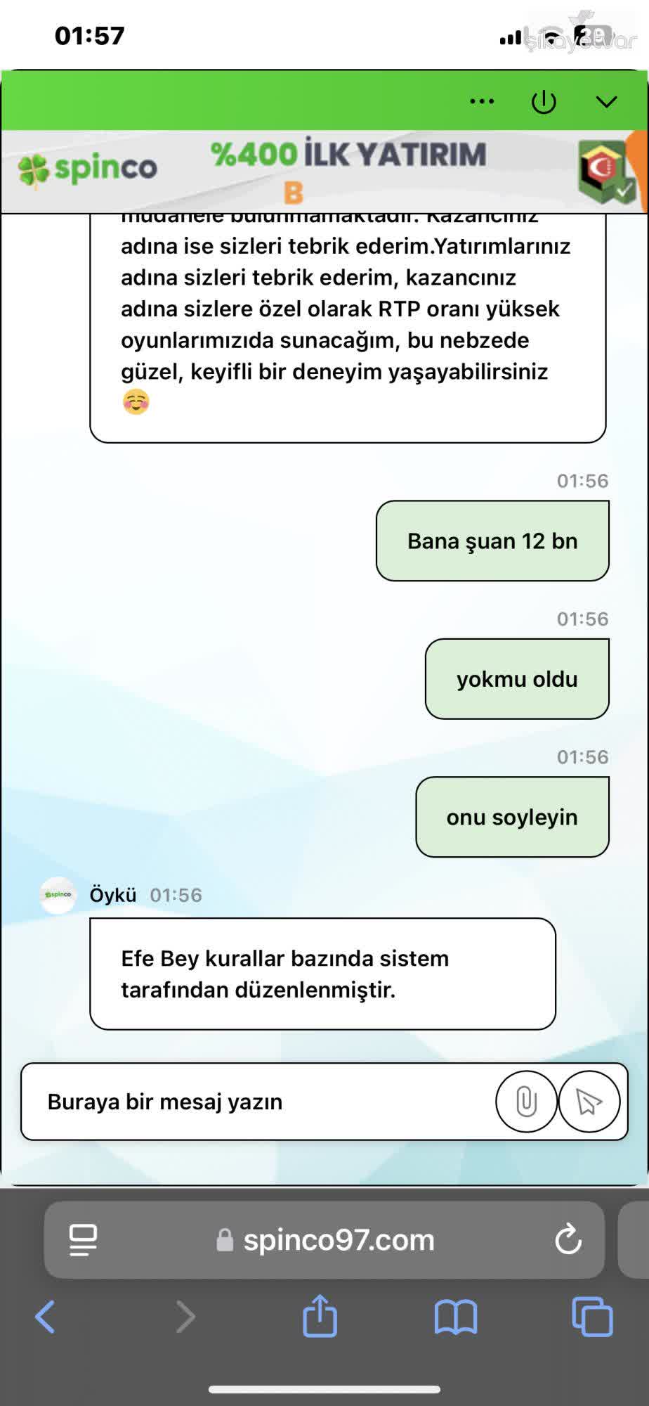 Spinco Kazancımın Büyük Kısmı Ödenmedi, Mağdur Oldum - Şikayetvar
