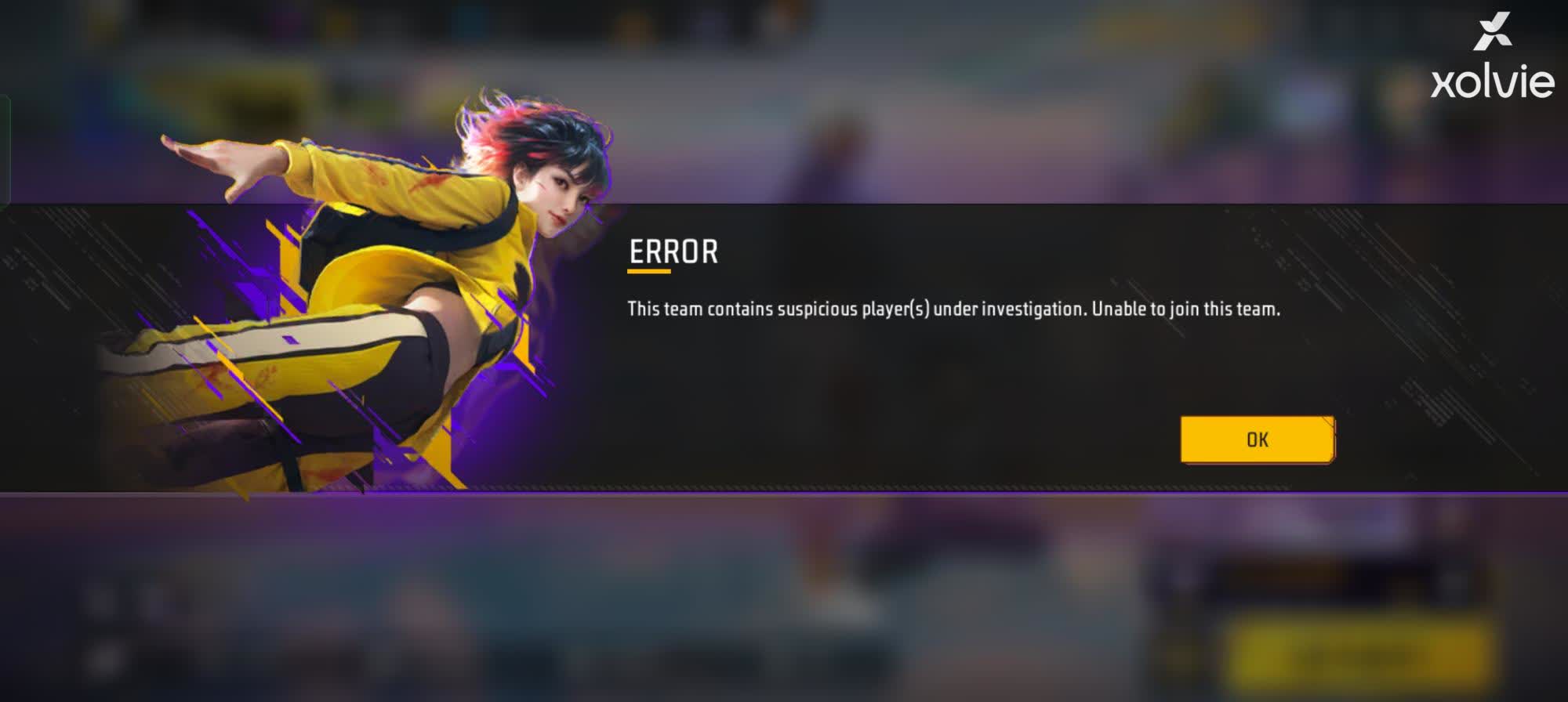 Garena Free Fire Garena! Please Solve My FF ID Suspension Problem - Xolvie