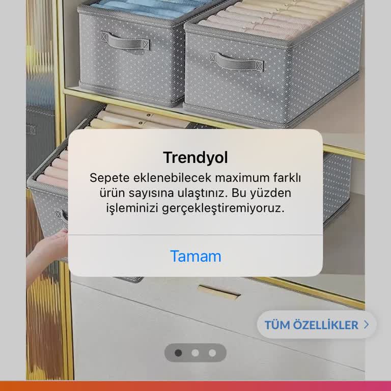 Trendyol Sepete Ürün Ekleyememe Sorunu Ve Hata Mesajı - Şikayetvar