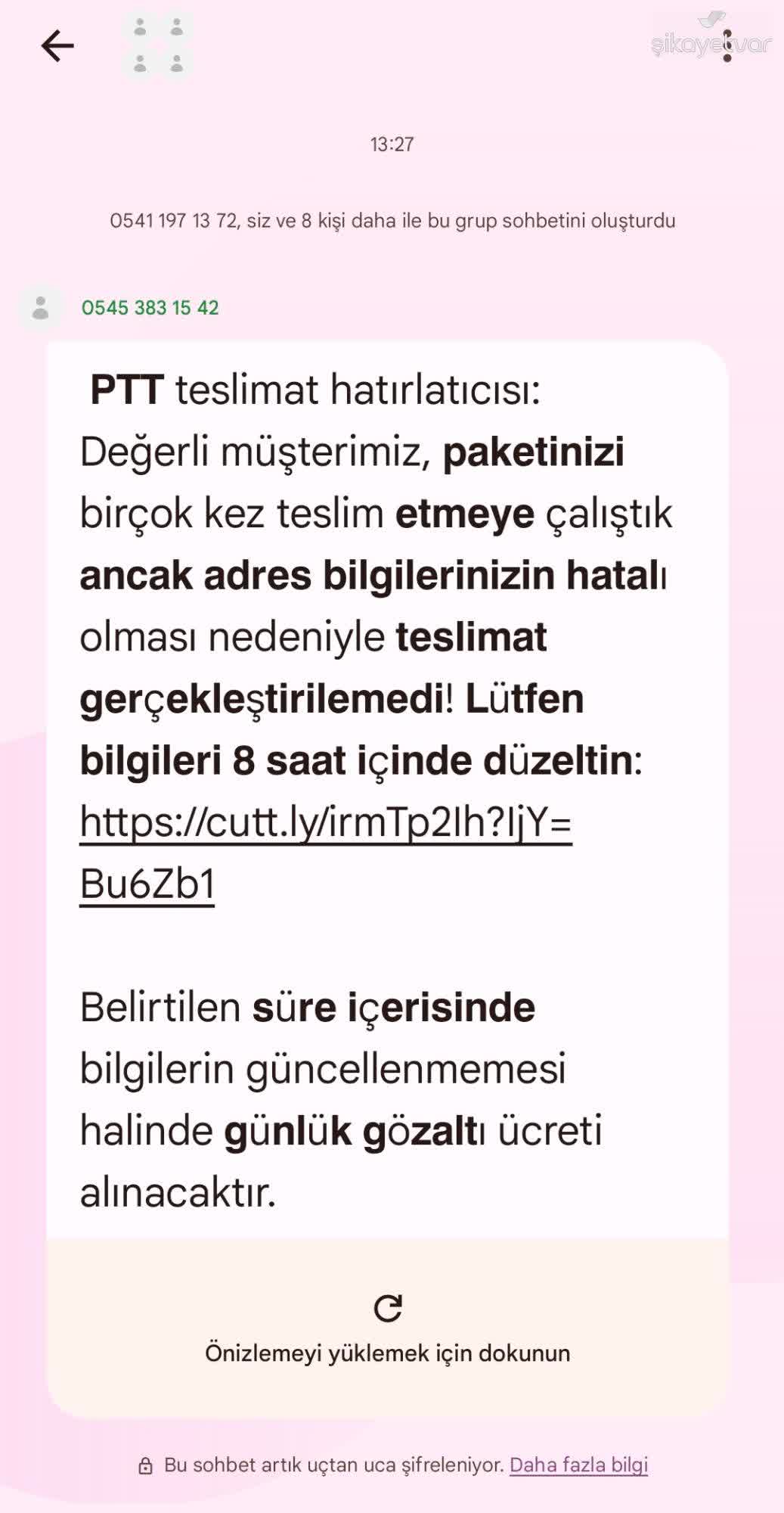 Kargo SMS Dolandırıcılığı PTT Adı Kullanılarak Gönderilen Sahte Mesaj Ve Kişisel Veri İhlali ...