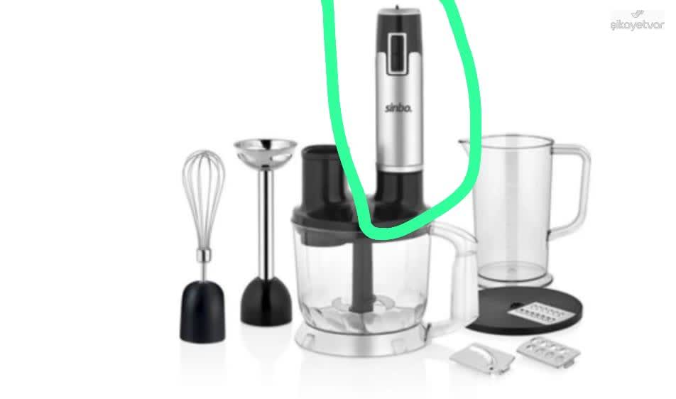 Sinbo Blender Seti Sürekli Arızalanıyor, Çözüm Sunulmuyor - Şikayetvar