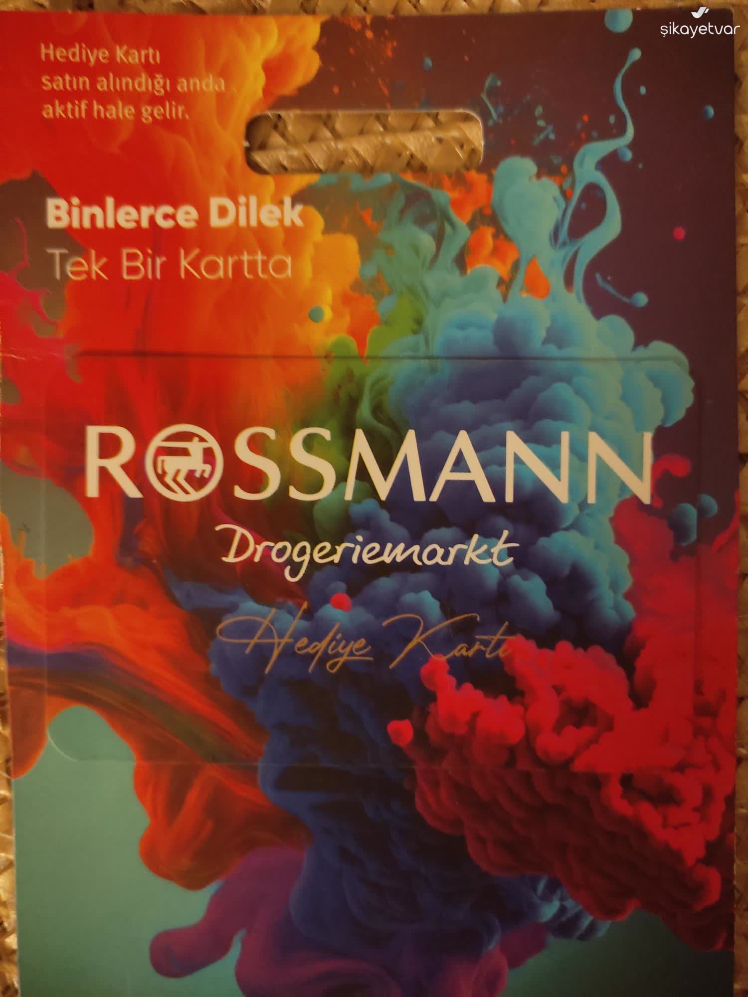 Rossmann'dan Alınan Hediye Çeki Mağazada Kullanılamıyor, Çözüm ...