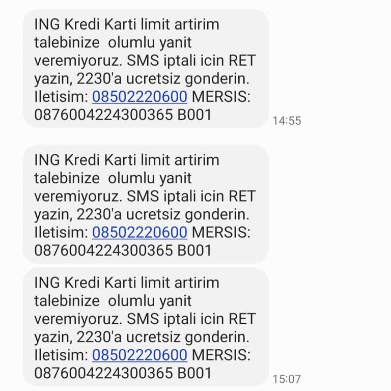 ING Kredi Kartı Başvurumun Gerekçesiz Reddi Ve Bilgilendirme Eksikliği ...