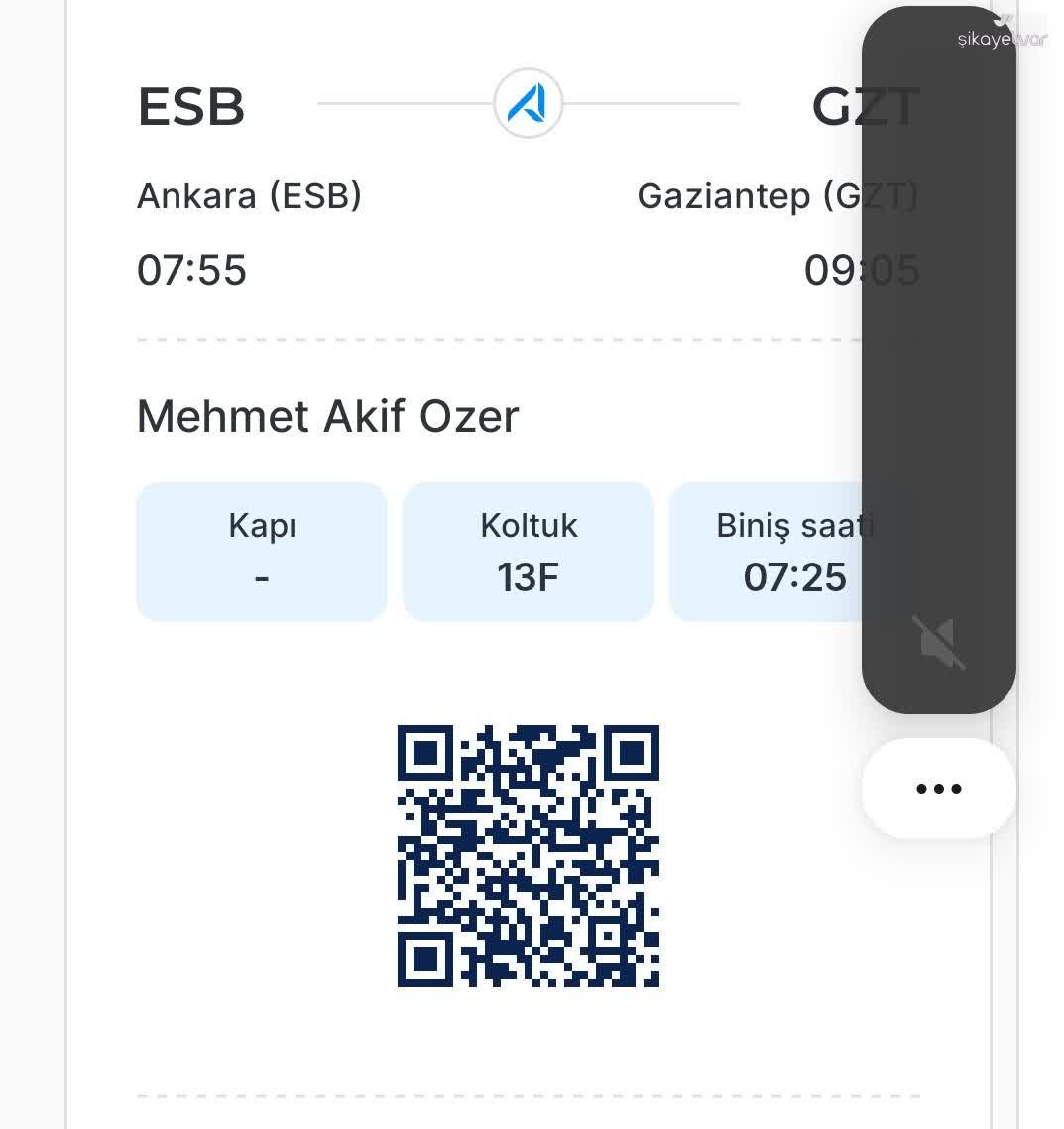 AJet A Jet Online Check-in Sonrası Koltuk Değişikliğiyle Yolcuyu Mağdur ...
