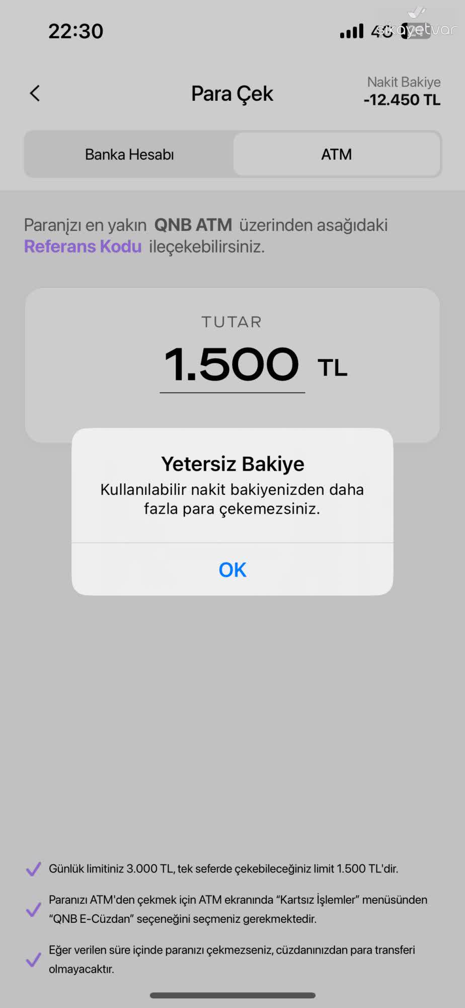 Kassa Uygulamasında Para Çekme Sorunu Ve Yetersiz Müşteri Hizmeti ...