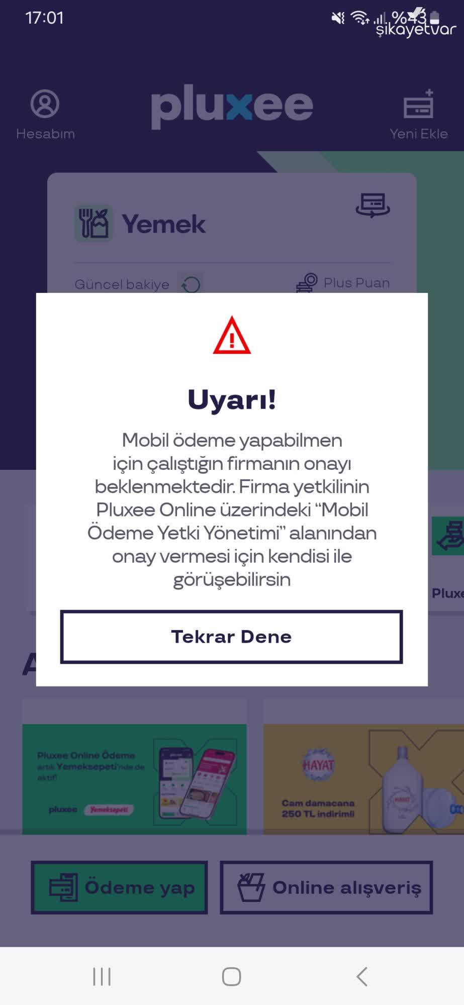 Çözüldü: Pluxee Türkiye Sodexo Kartımda Bakiye Var Ama Kullanıma ...