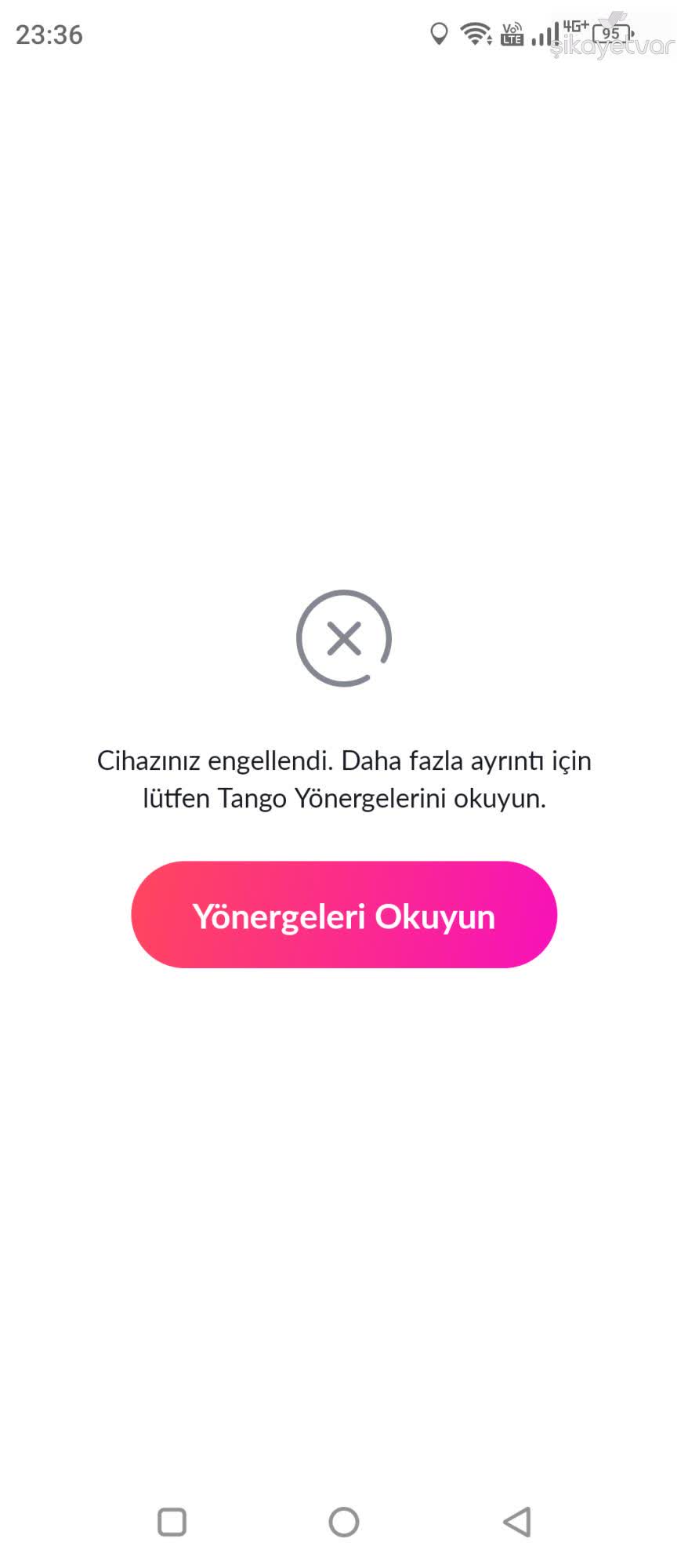 Tango Tango App Unfairly Banned My Device - Xolvie