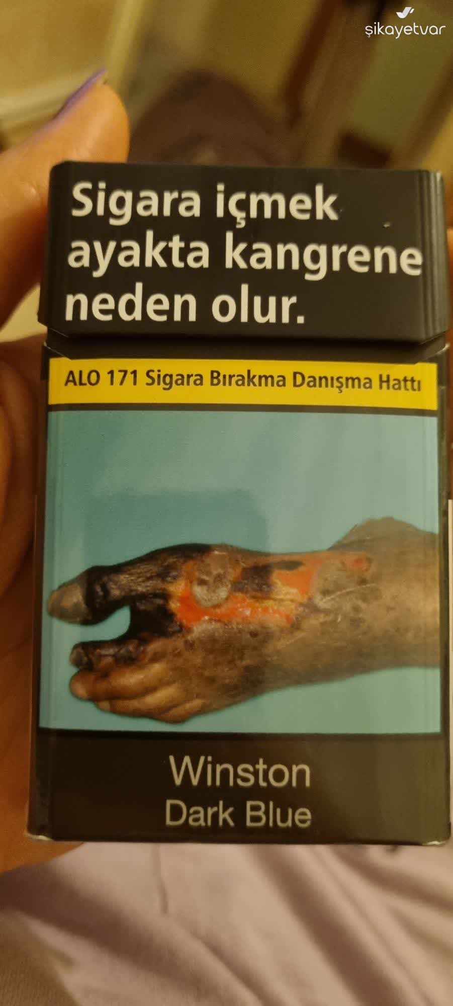JTI Winston Dark Blue Sigara Tadında Ve Kokusunda Bozulma - Şikayetvar