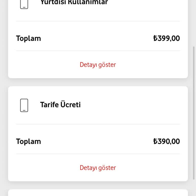 Vodafone Yanlış Yurt Dışı Ve Veri Aşımı Ücretleri İçin Geri Ödeme ...