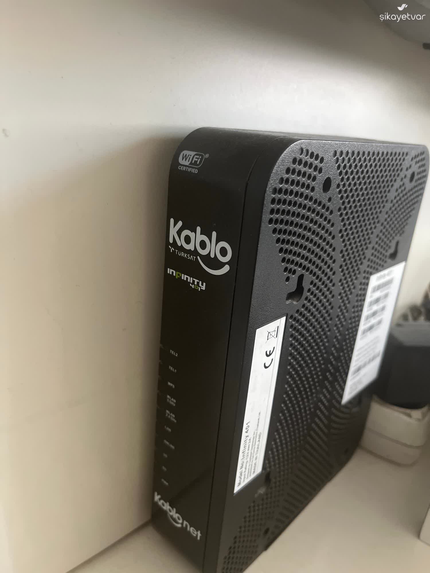 Kablo Net Modemle Aynı Odada İnternet Çekmiyor - Şikayetvar