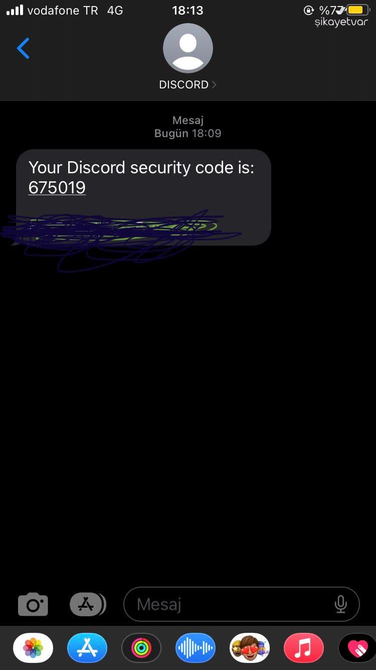 Bilgim Dışında Discord Doğrulama Kodu Gönderilmesi Ve Güvenlik Endişesi ...