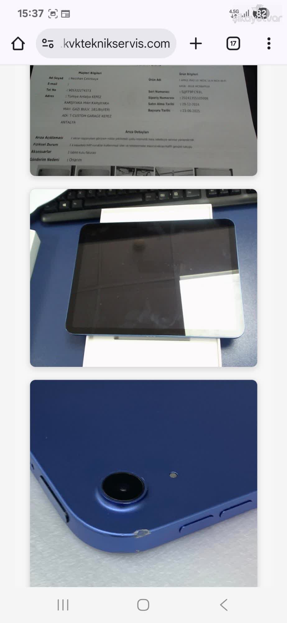 iPhone Apple Tablet Ekranında Beyaz Noktalar Çıktı Garanti Ekstra Ücret ...