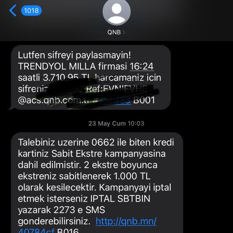 QNB Türkiye Sabit Ekstre Kampanyası Şikayetleri - Şikayetvar